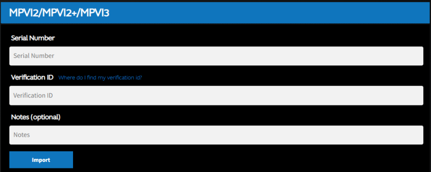 Registering Your Interface Device